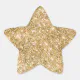 Gold Glitz Glitter Star Sticker | Zazzle