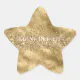 Gold Glitzy Sparkle Glam Glitter Star Sticker | Zazzle