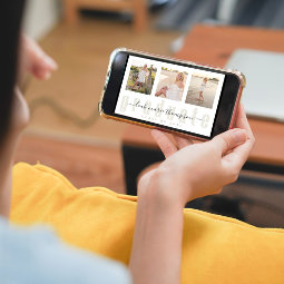 Gold Graduate Calligraphy QR Code Social Media Invitation | Zazzle