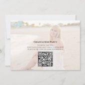 Gold Graduate Calligraphy Script Simple QR Code Invitation | Zazzle