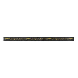 Gold Graduation Cap Satin Ribbon | Zazzle