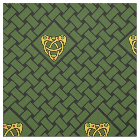 Green diamond print, diamonds in green fabric | Zazzle