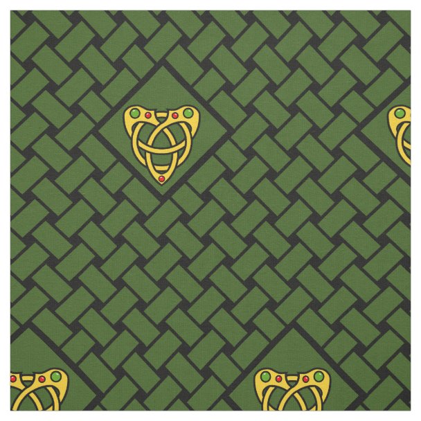 Green diamond print, diamonds in green fabric | Zazzle