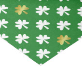 Gold & Green Shamrock Pattern St Patrick's Day Tissue Paper | Zazzle