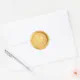 Gold Heart Wax Seal Wedding Envelope Stickers | Zazzle