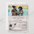 Gold Jamaica Passport Wedding Invitation | Zazzle