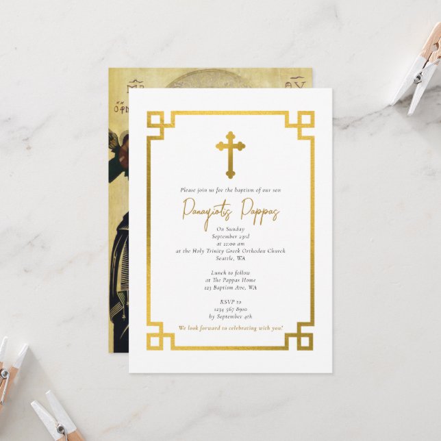 Greek Orthodox Baptism Cards Certificate Baptism White Dove | Online