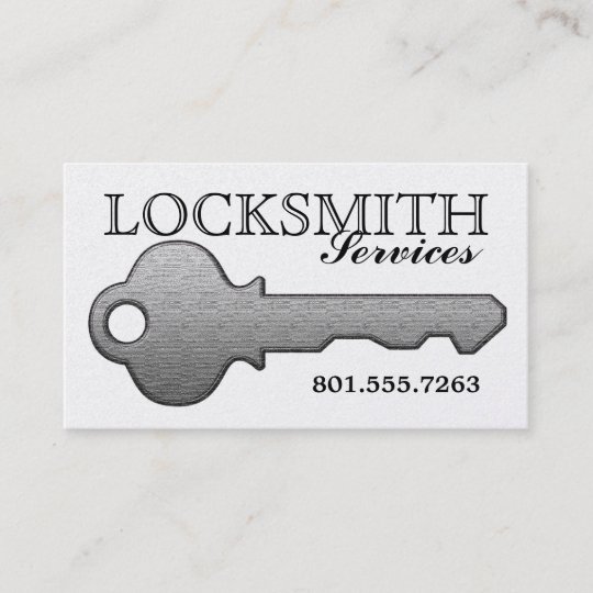 Gold Key Luxury Locksmith Services Business Card | Zazzle.com