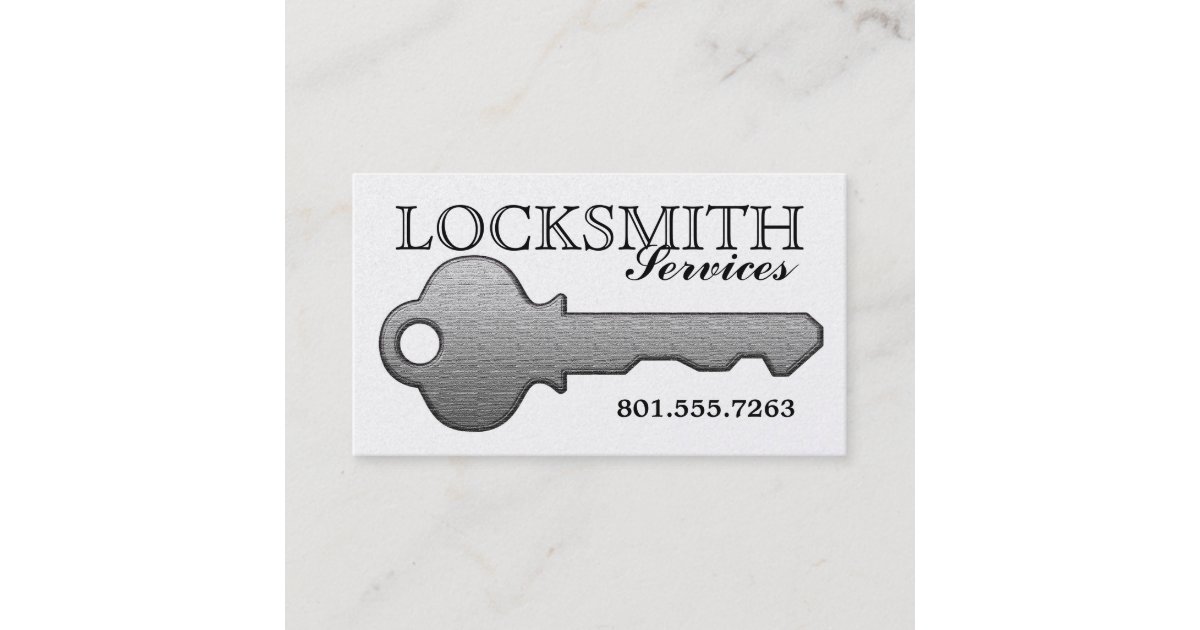 Gold Key Luxury Locksmith Services Business Card | Zazzle