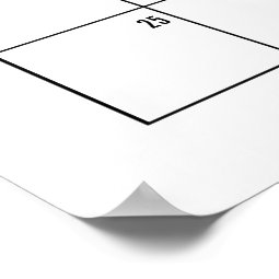 Gold Leaves Succulents Guess Due Date Calendar Poster | Zazzle