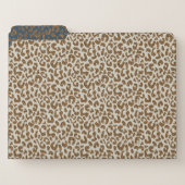 Gold Leopard Print Multicolors File Folder | Zazzle