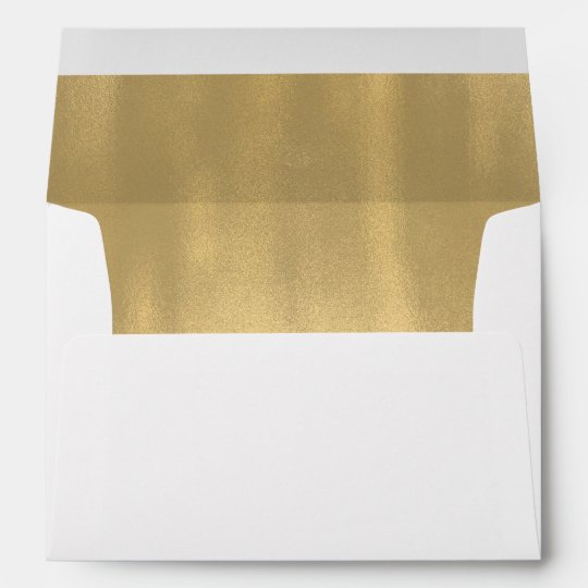 Gold Lined Wedding Envelope | Zazzle.com