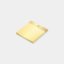 Gold Look Elegant Template Modern Professional Post-it Notes | Zazzle