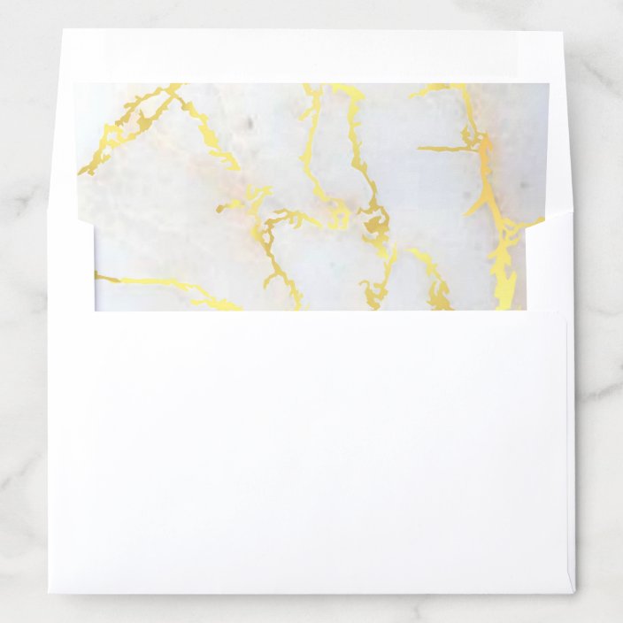 Gold Marble Modern Elegant Glamour Trendy Golden Envelope Liner ...