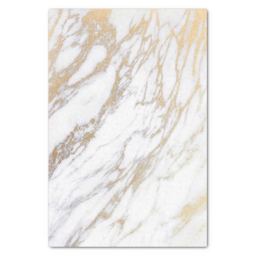 Gold Marble Tissue Paper | Zazzle