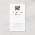 Gold Marquee Vertical QR Code Business Card | Zazzle