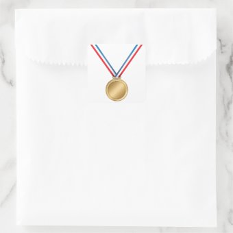 Gold Medal Stickers | Zazzle