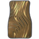 Gold Metal Swirling Design Car Floor Mat | Zazzle