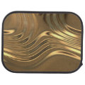 Gold Metal Swirling Design Car Floor Mat | Zazzle