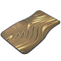 Gold Metal Swirling Design Car Floor Mat | Zazzle