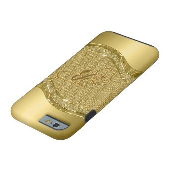 Gold Metallic And Diamonds Print Pattern Case-Mate iPhone Case | Zazzle