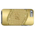 Gold Metallic And Diamonds Print Pattern Case-Mate iPhone Case | Zazzle