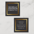 Gold Metallic Border Loyalty Card | Zazzle