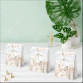 Gold Modern Eucalyptus Abstract Greenery Funky Favor Boxes | Zazzle