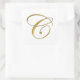 Gold Monogram C Stickers | Zazzle