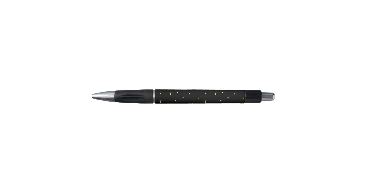 Gold Moon and Stars Pen | Zazzle