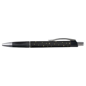 Gold Moon and Stars Pen | Zazzle