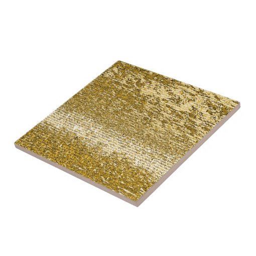 Gold mosaic pattern ceramic tile | Zazzle
