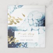 GOLD NAVY UNDERWATER SEA FISH FIRST HOLY COMMUNION PLACE CARD | Zazzle
