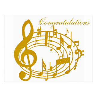 Music Congratulations Cards | Zazzle