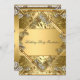 Gold on Gold 2 Any Party Invitation | Zazzle
