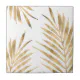 Gold Palm Fronds Ceramic Tile | Zazzle