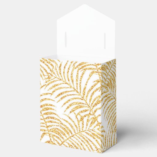 Gold Palm Gift Favor Box | Zazzle