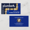 Gold Pipes Creative Plumber Signage Business Card | Zazzle