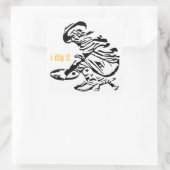Gold Prospector Square Sticker | Zazzle