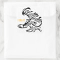 Gold Prospector Square Sticker | Zazzle