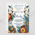 Gold Pumpkins Botanical Thanksgiving Dinner Party Invitation | Zazzle