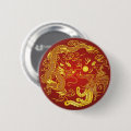 Gold Red Dragon Phoenix Chinese Wedding Favor Button | Zazzle