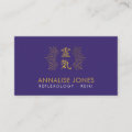 Gold Reiki Healing Symbol Business Card | Zazzle