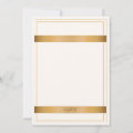 Gold Ribbon Invitation | Zazzle