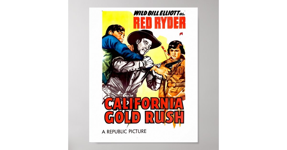 Gold Rush Classic Posters | Zazzle
