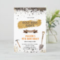 Gold rush party theme invitation | Zazzle