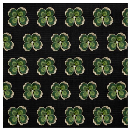 Customizable Irish Shamrock Fabric | Zazzle.com