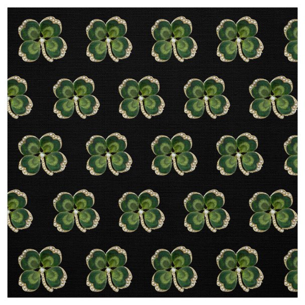 Customizable Irish Shamrock Fabric | Zazzle.com