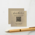 Gold | Share The Love QR Code Enclosure Card | Zazzle