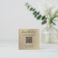 Gold | Share The Love QR Code Enclosure Card | Zazzle